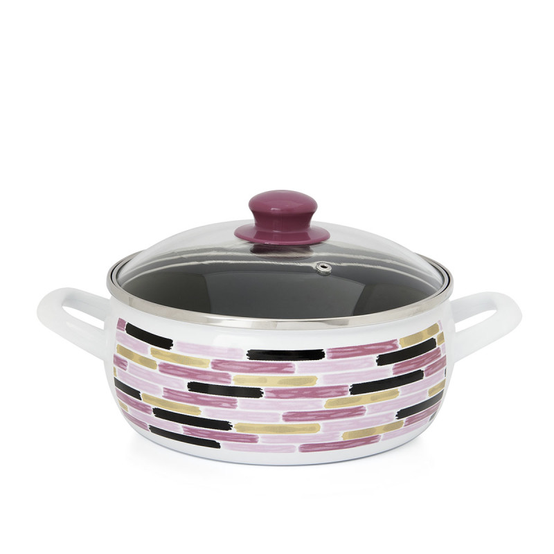 Metalac plitka šerpa HELENA 22cm/4lit